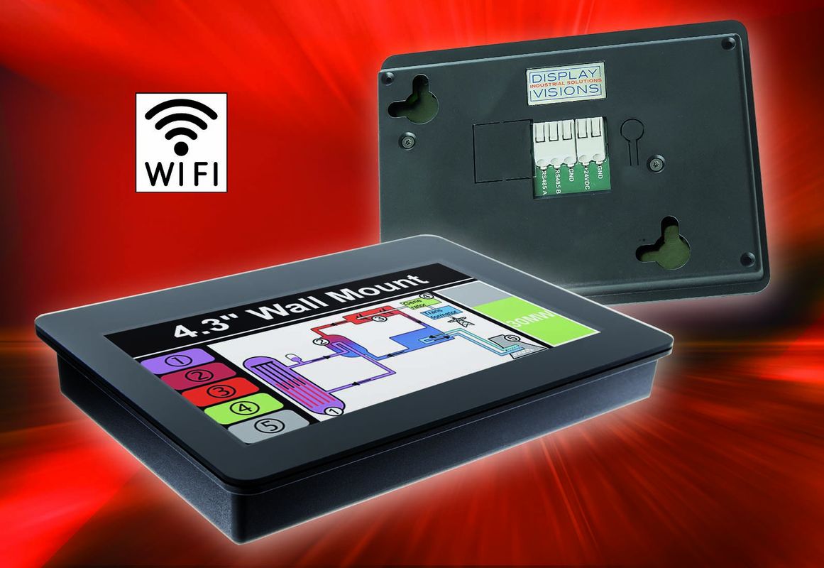 wall mounted lcd touch screen